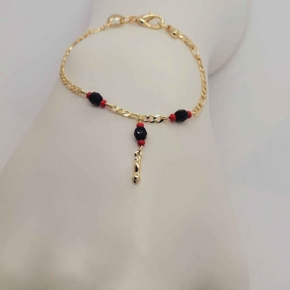 Accessories | Brand New Brazilian 18k Gold Filled Azabache Bracelet ...